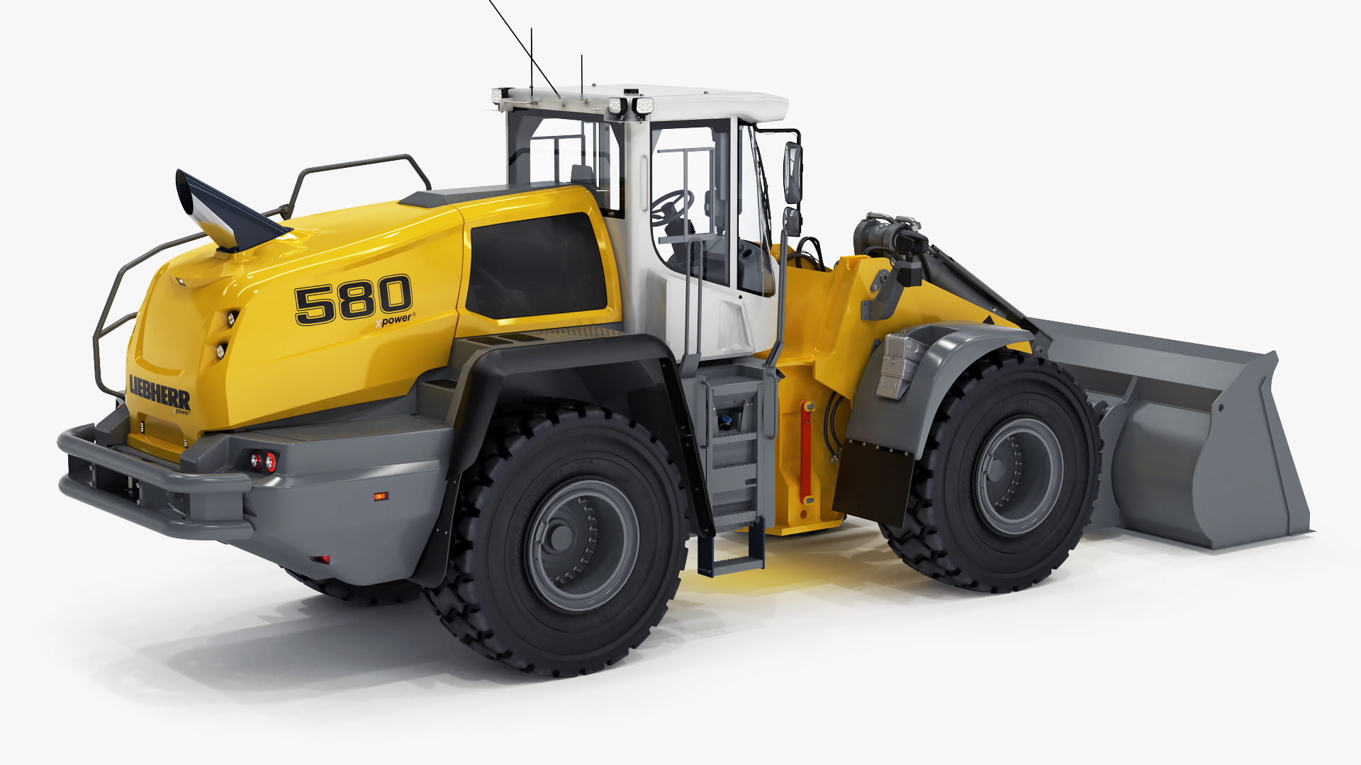 3D liebherr l580 xpower wheel loader - TurboSquid 1473911