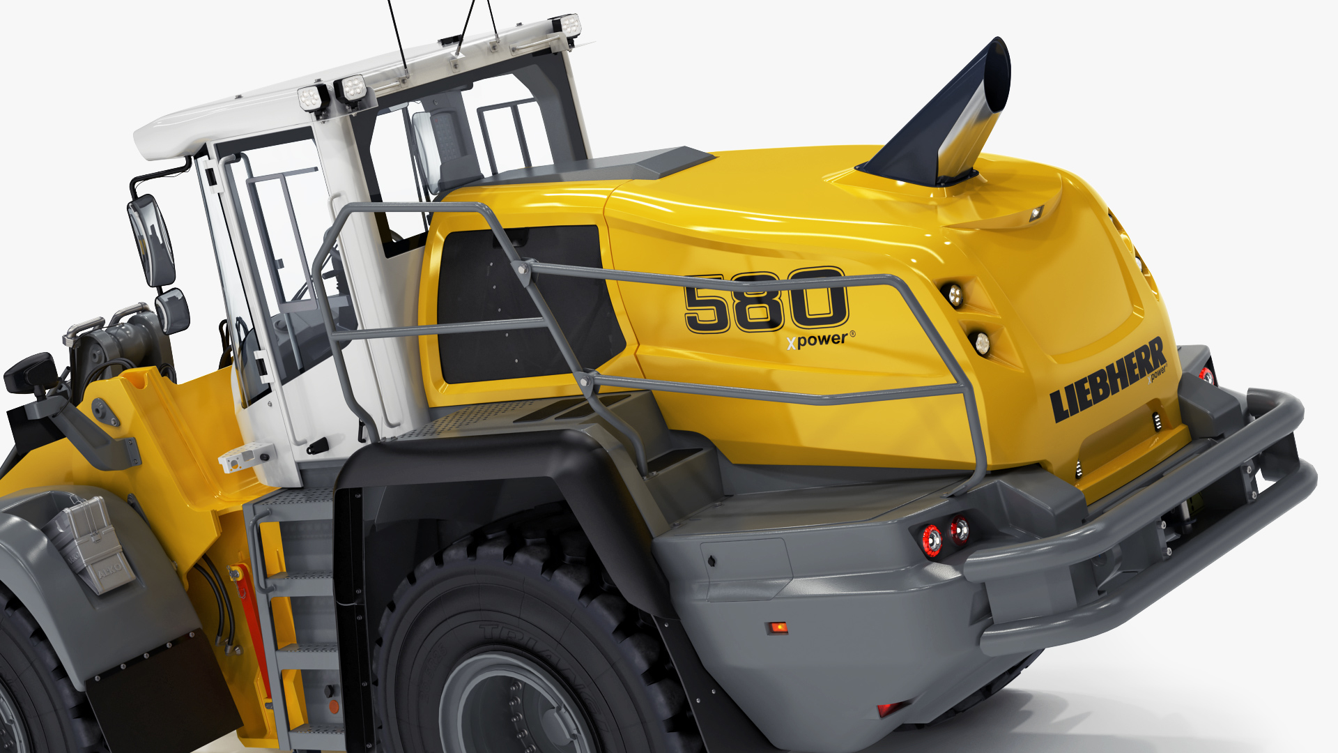 3D liebherr l580 xpower wheel loader - TurboSquid 1473911