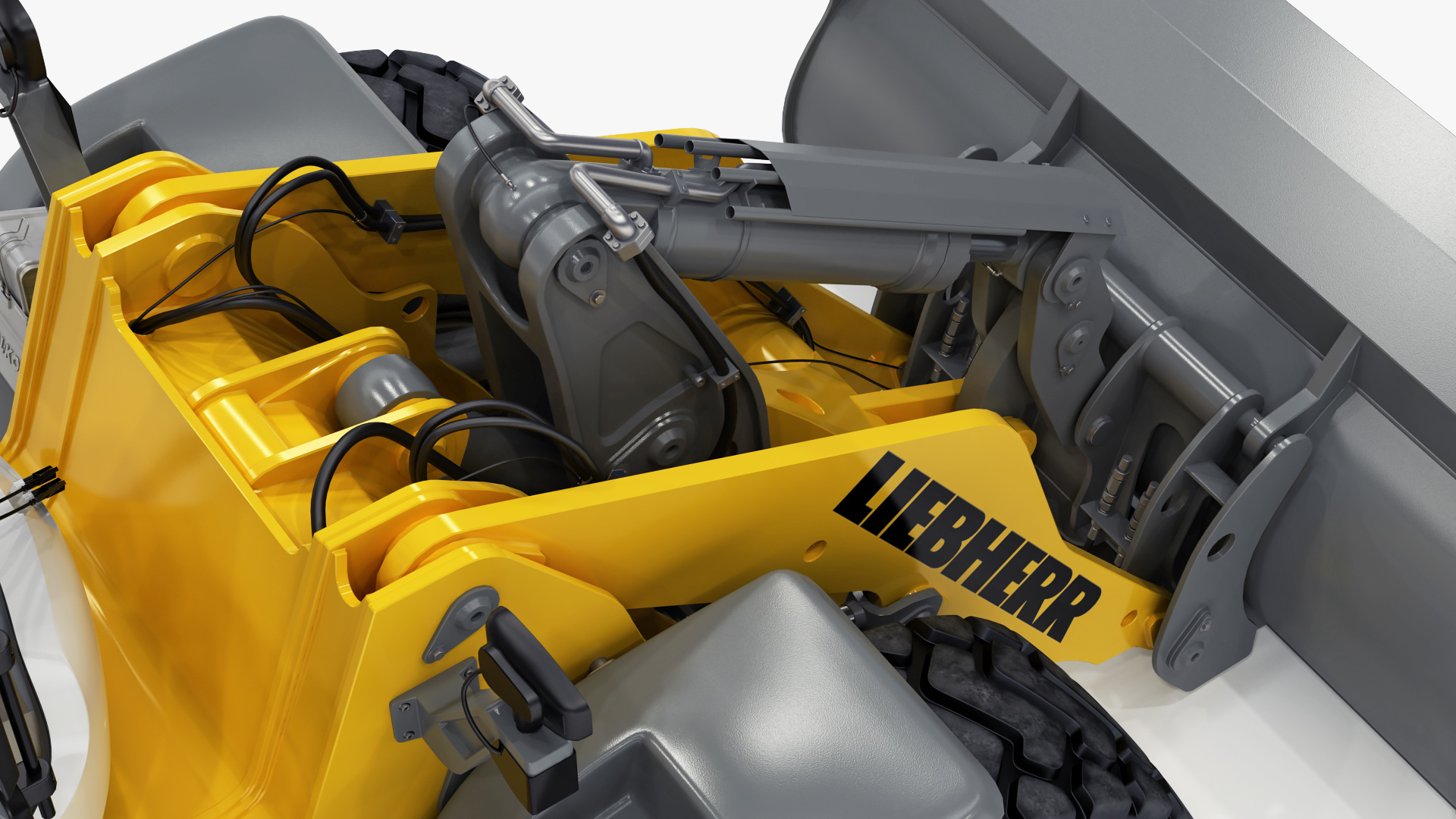 3D liebherr l580 xpower wheel loader - TurboSquid 1473911