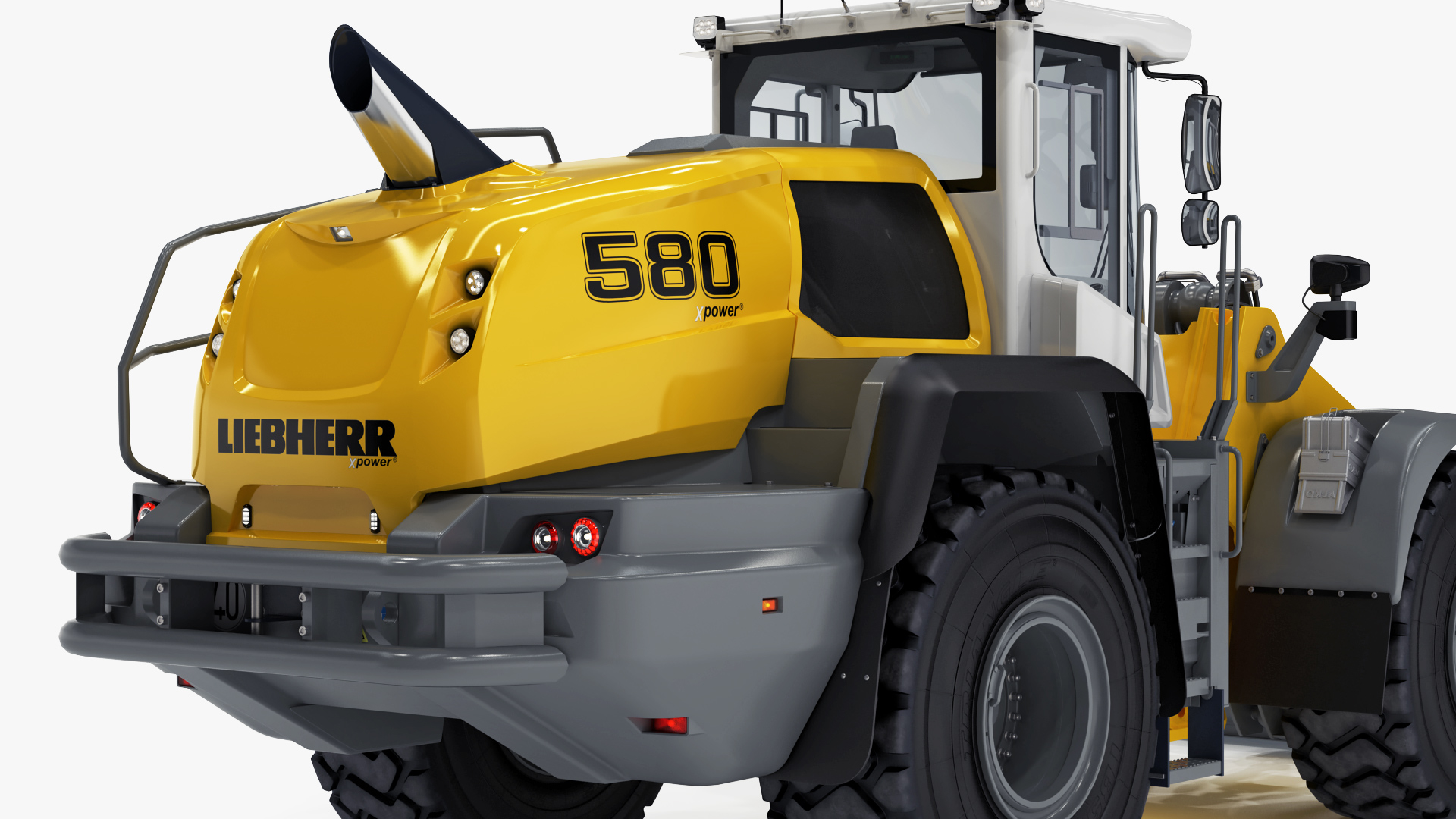 3D liebherr l580 xpower wheel loader - TurboSquid 1473911