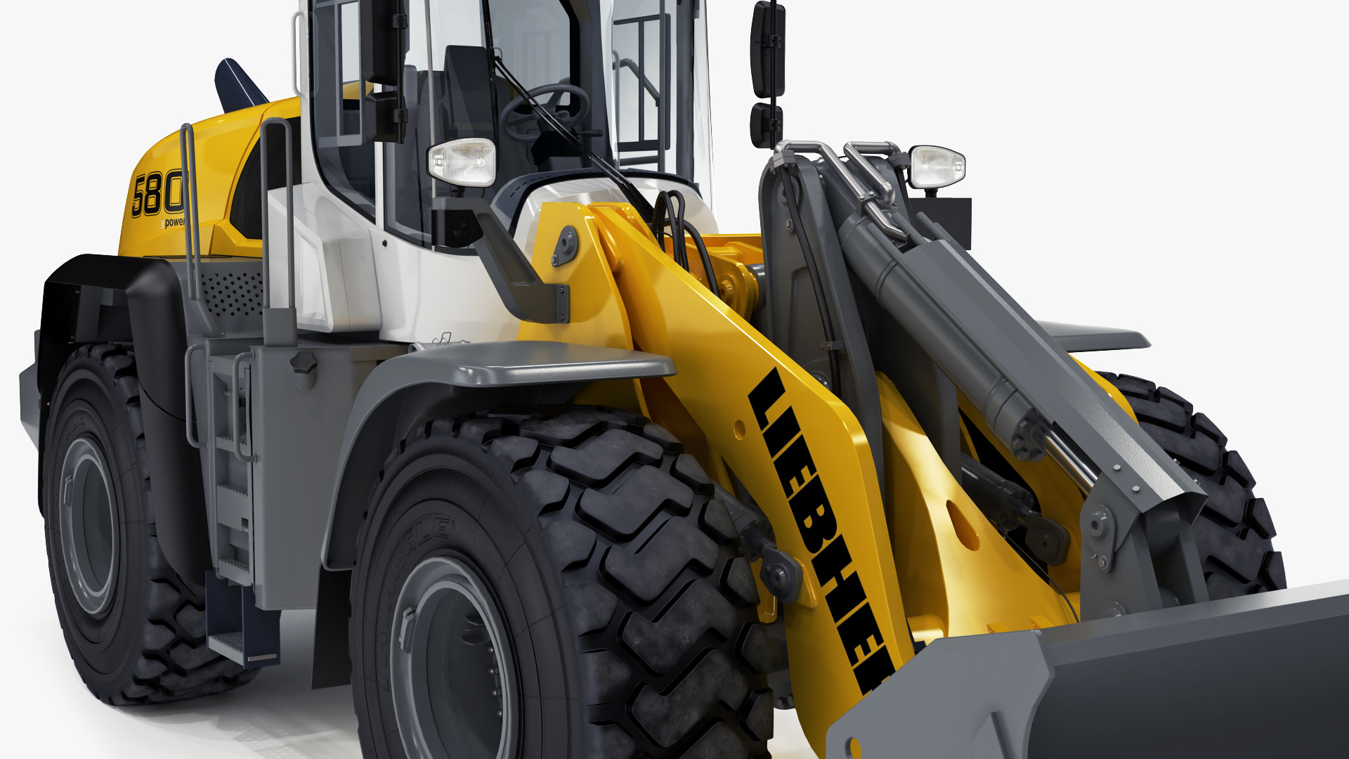 3D liebherr l580 xpower wheel loader - TurboSquid 1473911