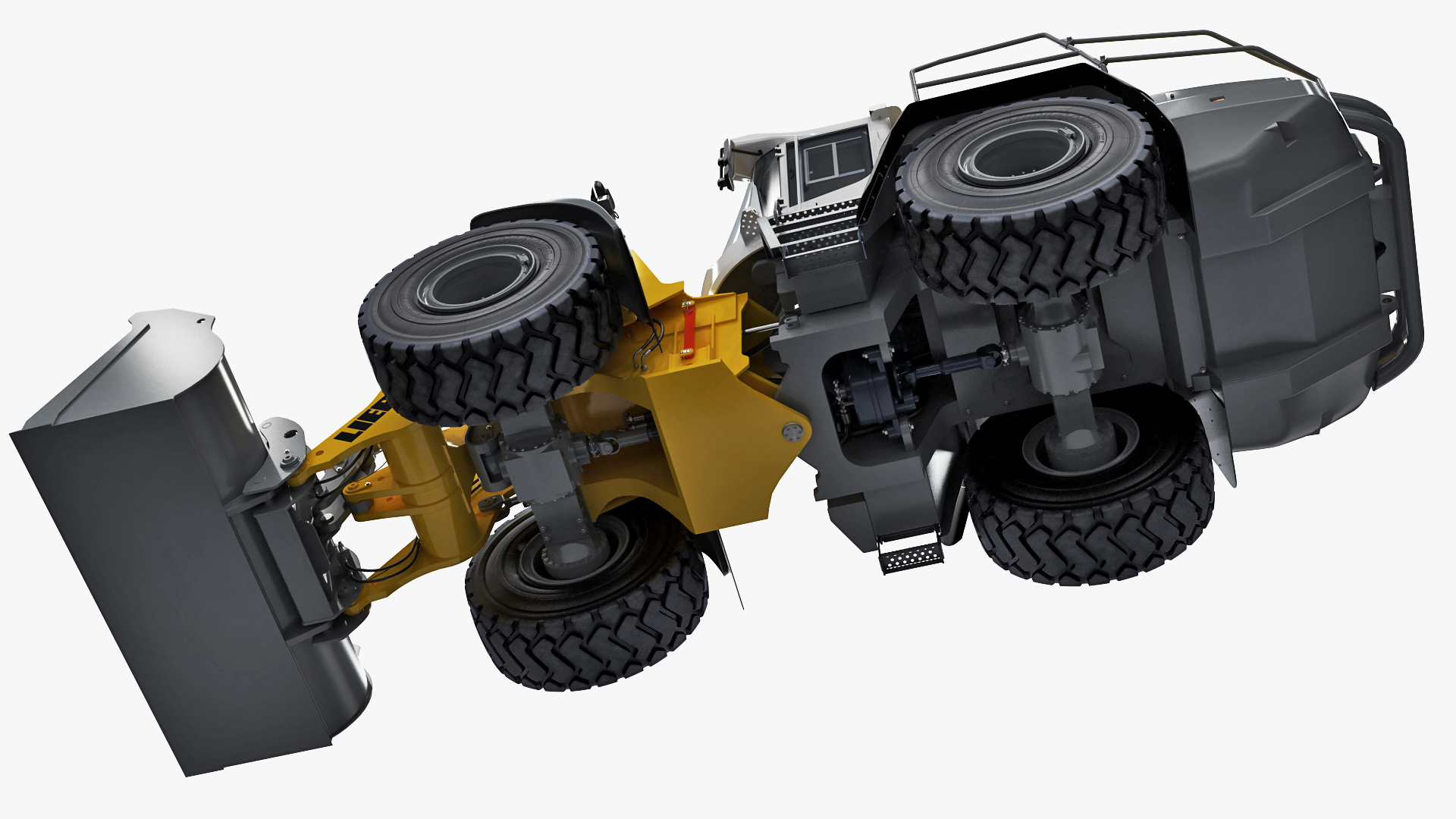 3D liebherr l580 xpower wheel loader - TurboSquid 1473911