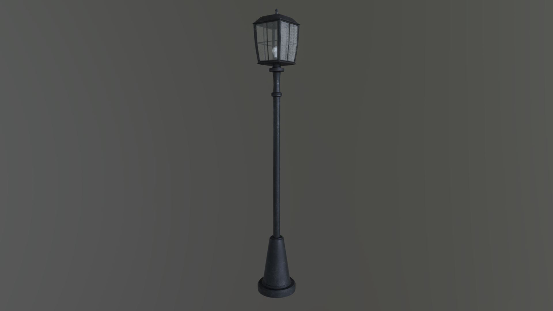 3D lamp post model - TurboSquid 1473900