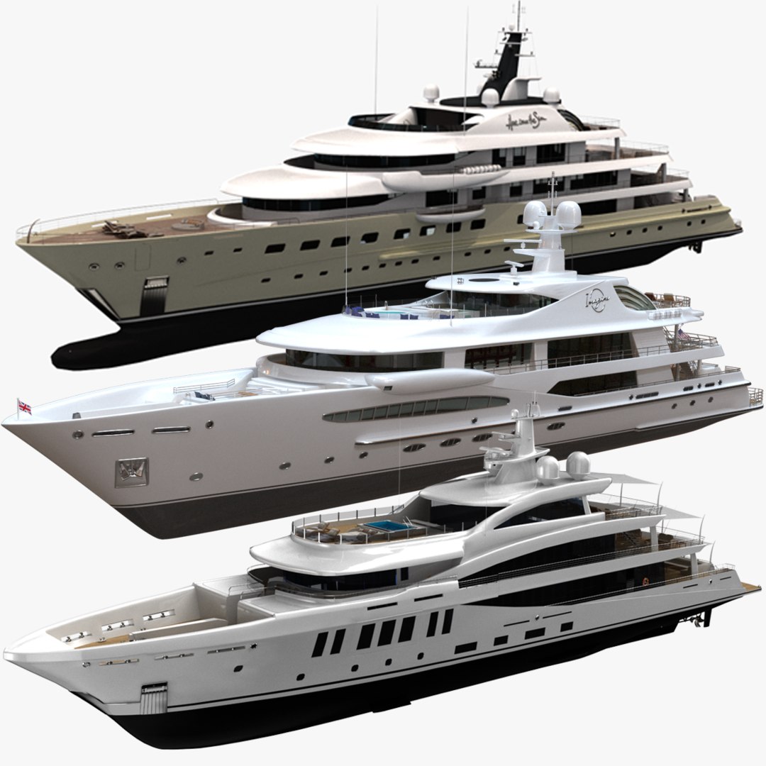 3D amels 272 yacht 200 - TurboSquid 1472791