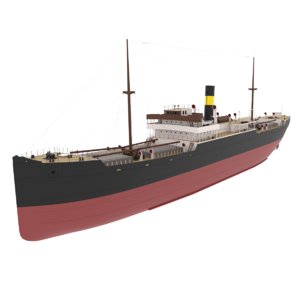 Galeas ship sea 3D model - TurboSquid 1152106