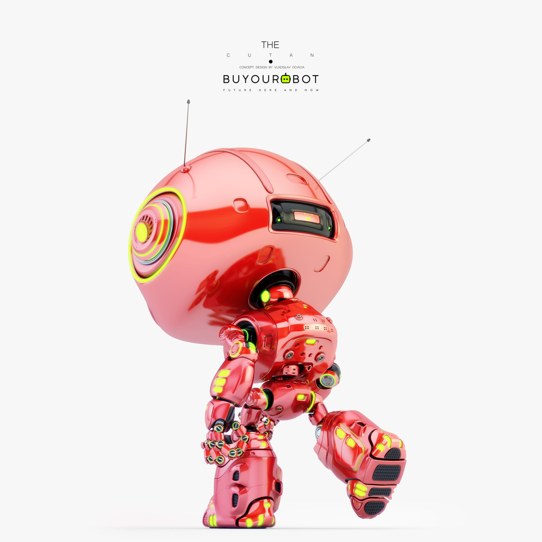 Lovely robot - companion 3D model - TurboSquid 1473945