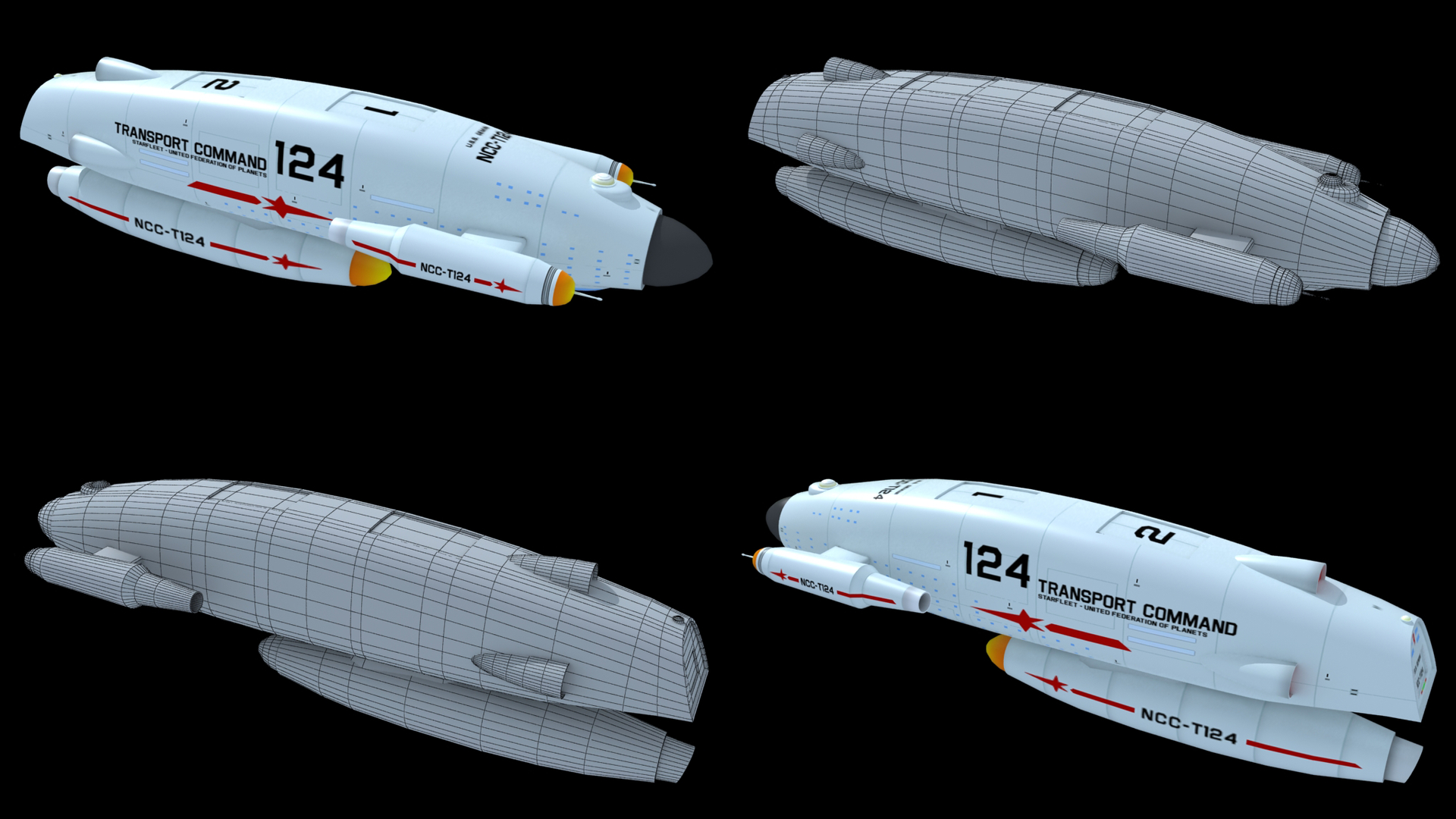 Liner starfleet 3D model - TurboSquid 1473997