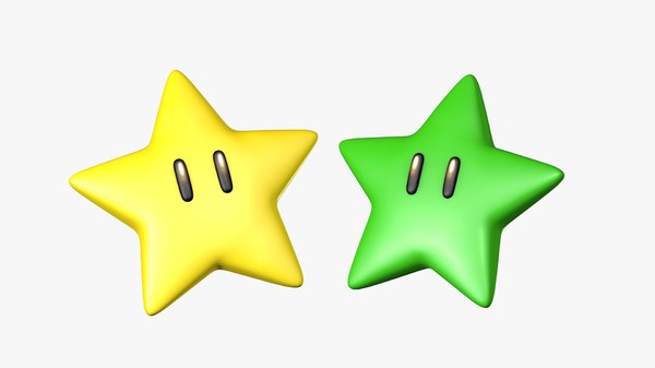 Super mario star 3D model - TurboSquid 1474266