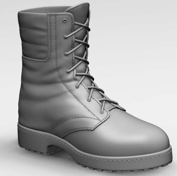 Military Boots 3D Models for Download | TurboSquid