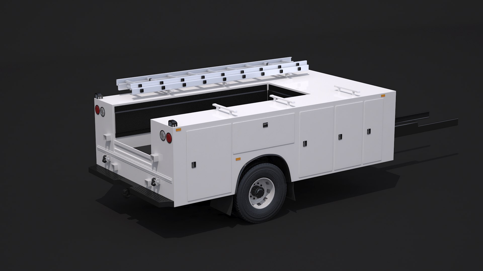 3D model service truck body shell - TurboSquid 1474294