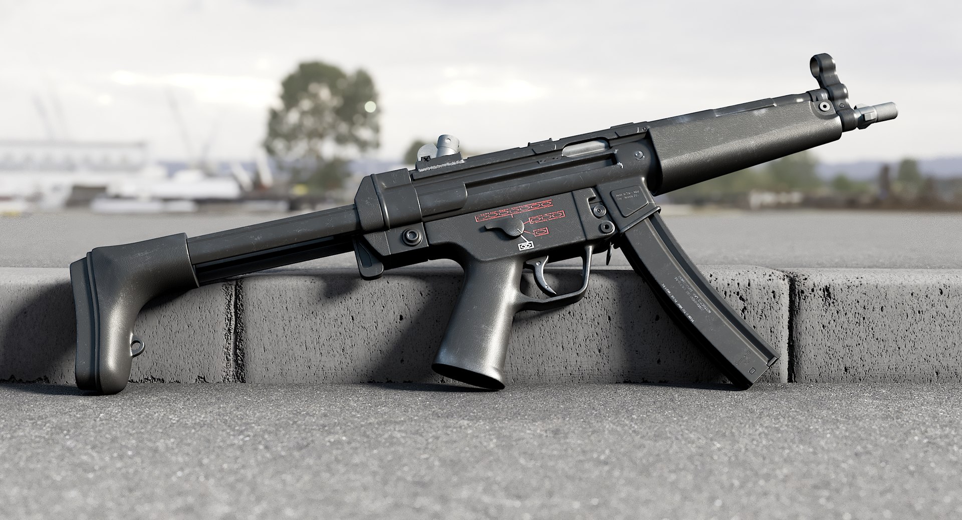 3D mp5a2 9mm model - TurboSquid 1406217