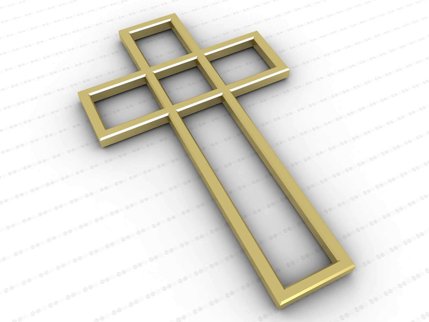 3D cross model - TurboSquid 1474575