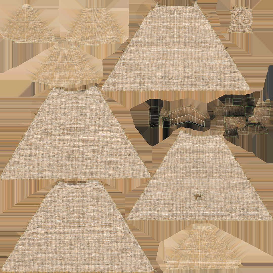 Pyramids giza great 3D - TurboSquid 1474602