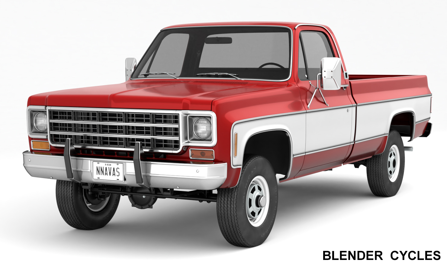 Generic 4wd pickup truck 3D model - TurboSquid 1420153