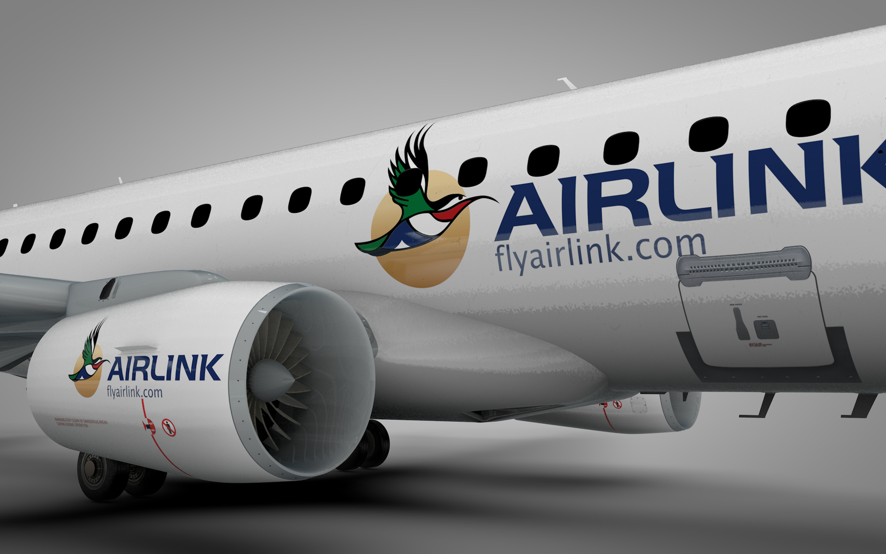 Airlink embraer170 l422 3D model - TurboSquid 1474727