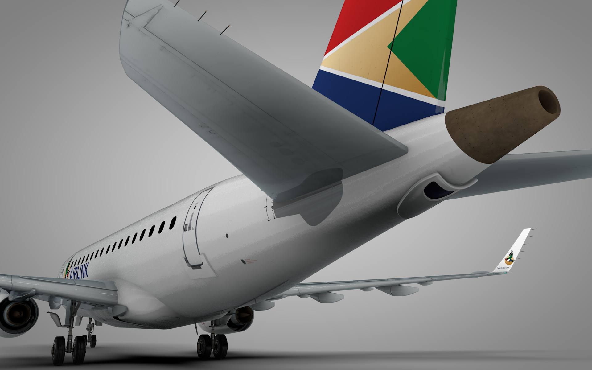 Airlink embraer170 l422 3D model - TurboSquid 1474727