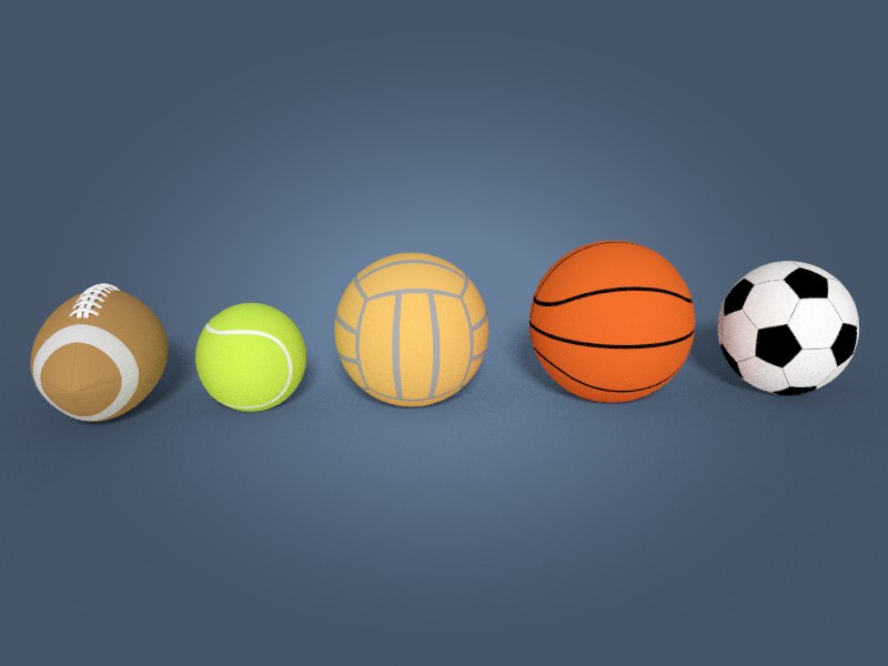 3D cartoon balls - TurboSquid 1474691