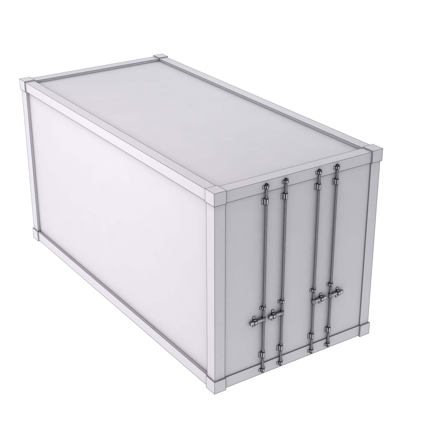 modèle 3D de Conteneur cargo de dessin animé - TurboSquid 1474854
