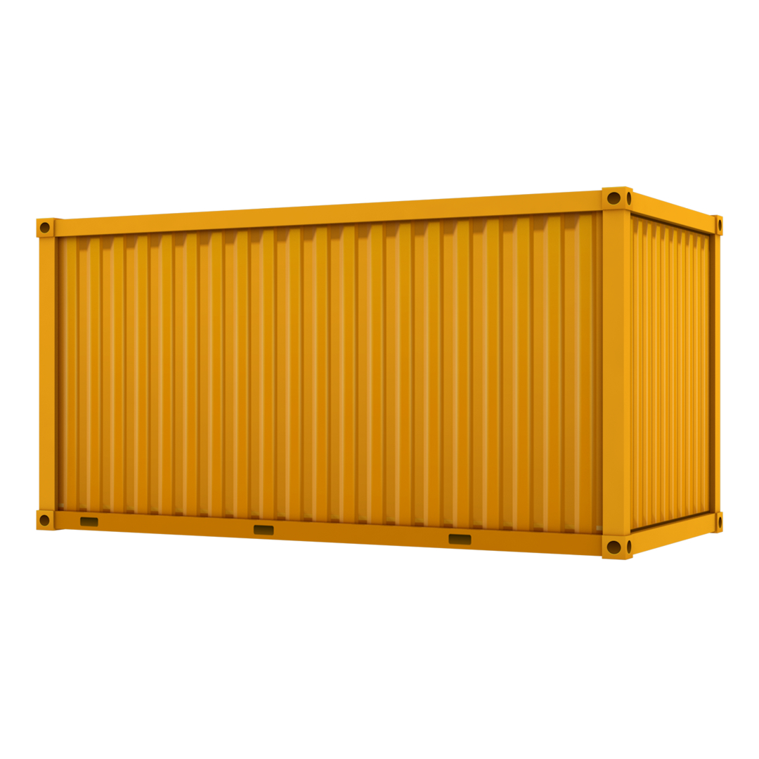 3D cartoon cargo container - TurboSquid 1474937
