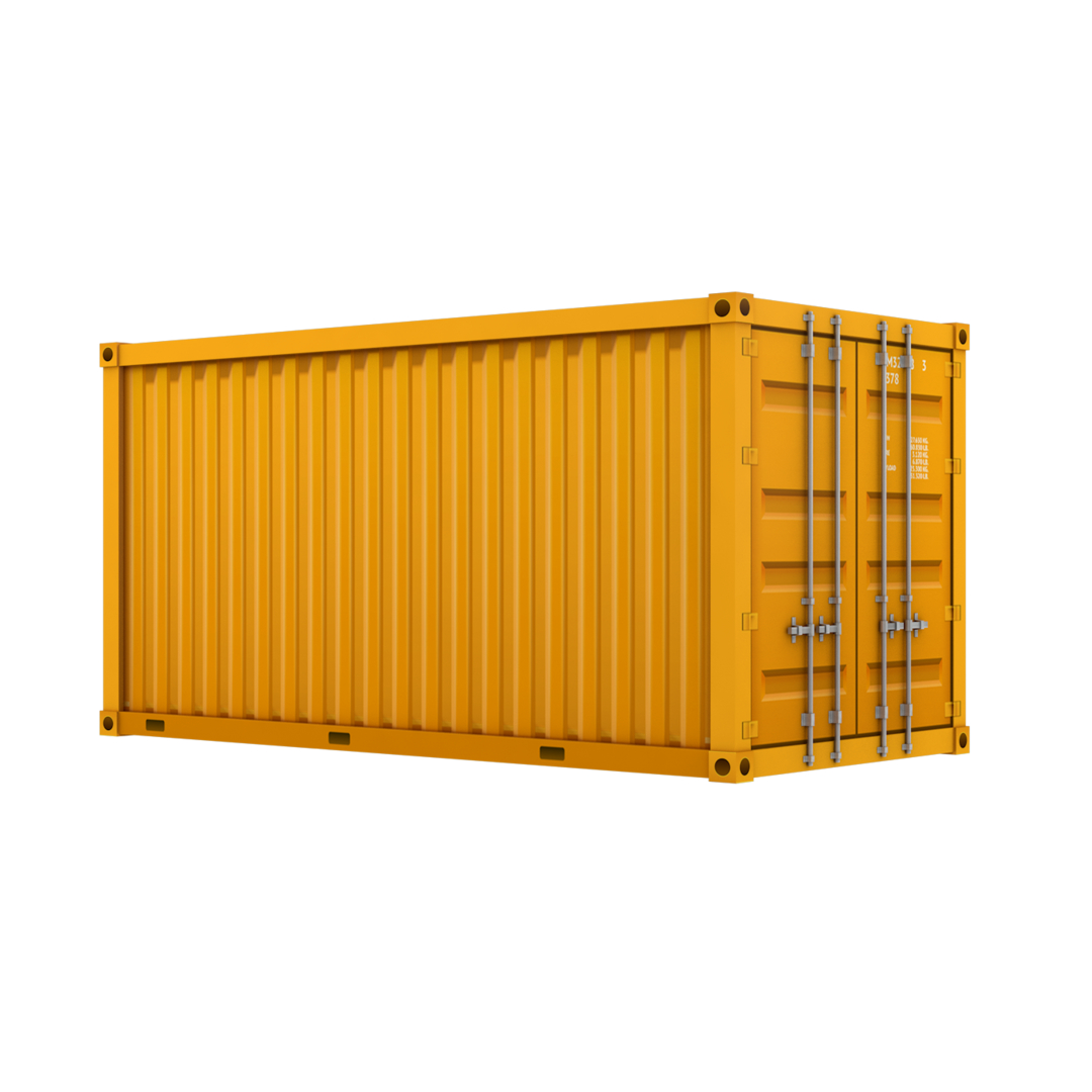 3D cartoon cargo container - TurboSquid 1474937
