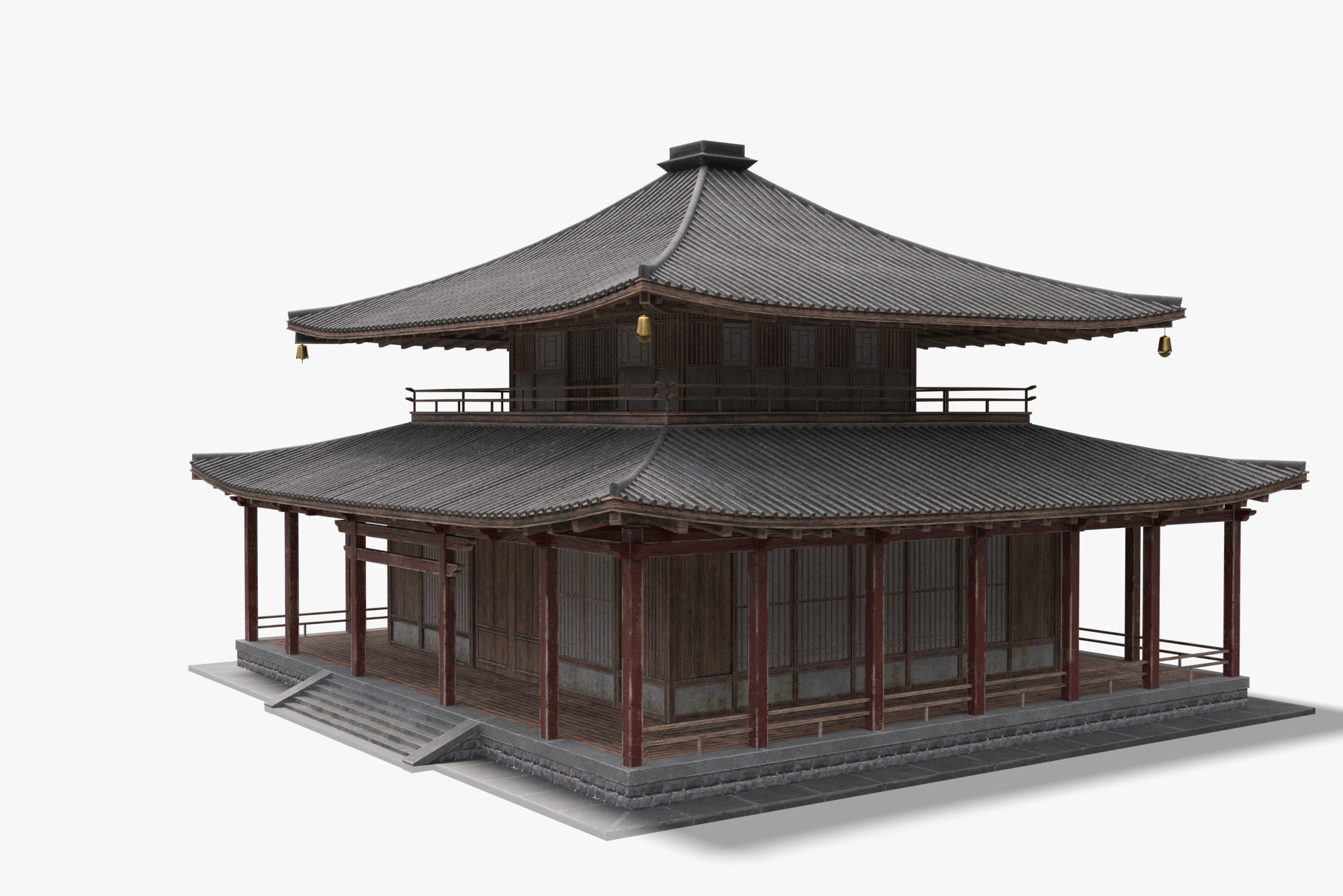 Japanese house 3D model - TurboSquid 1475336