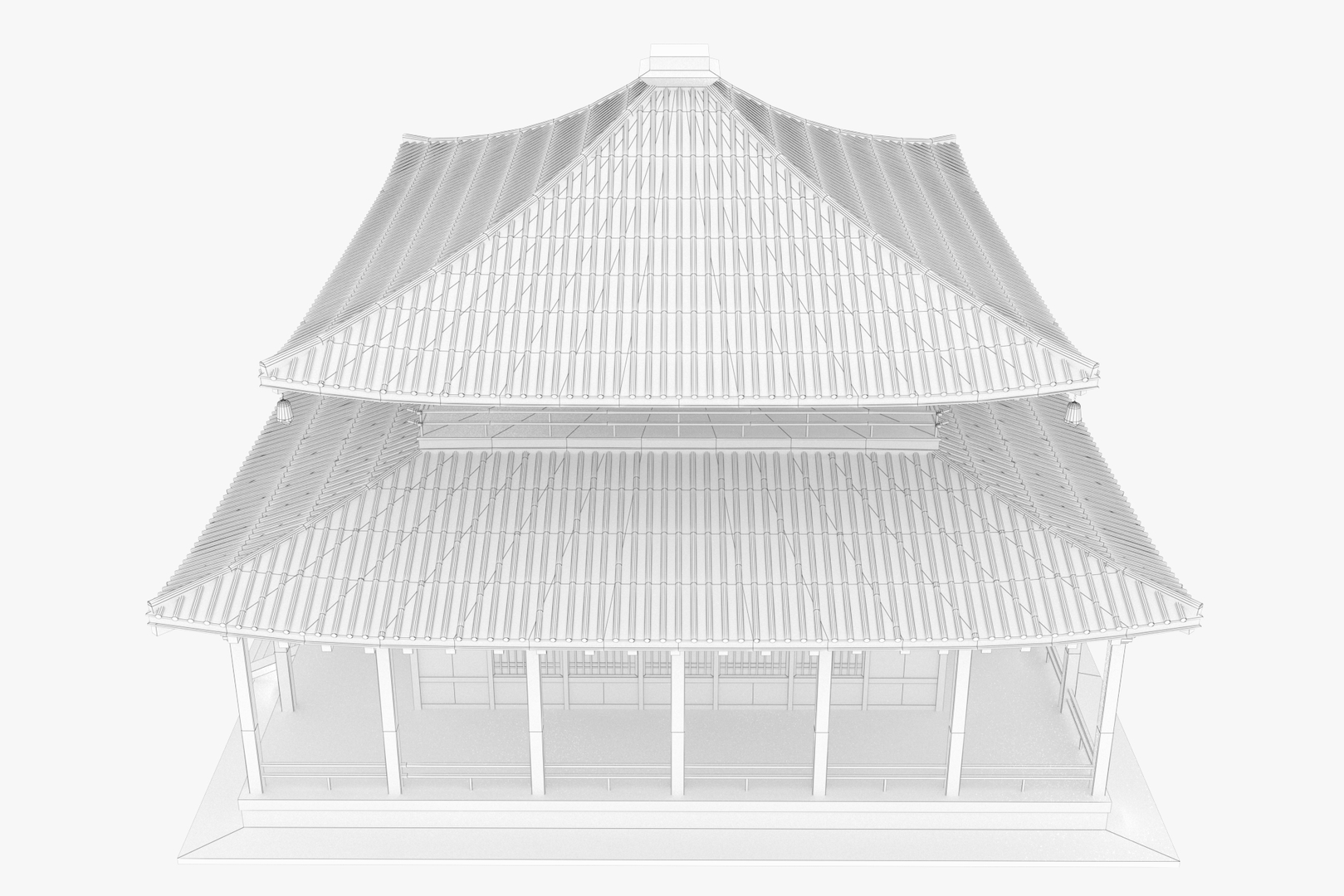 Japanese house 3D model - TurboSquid 1475336