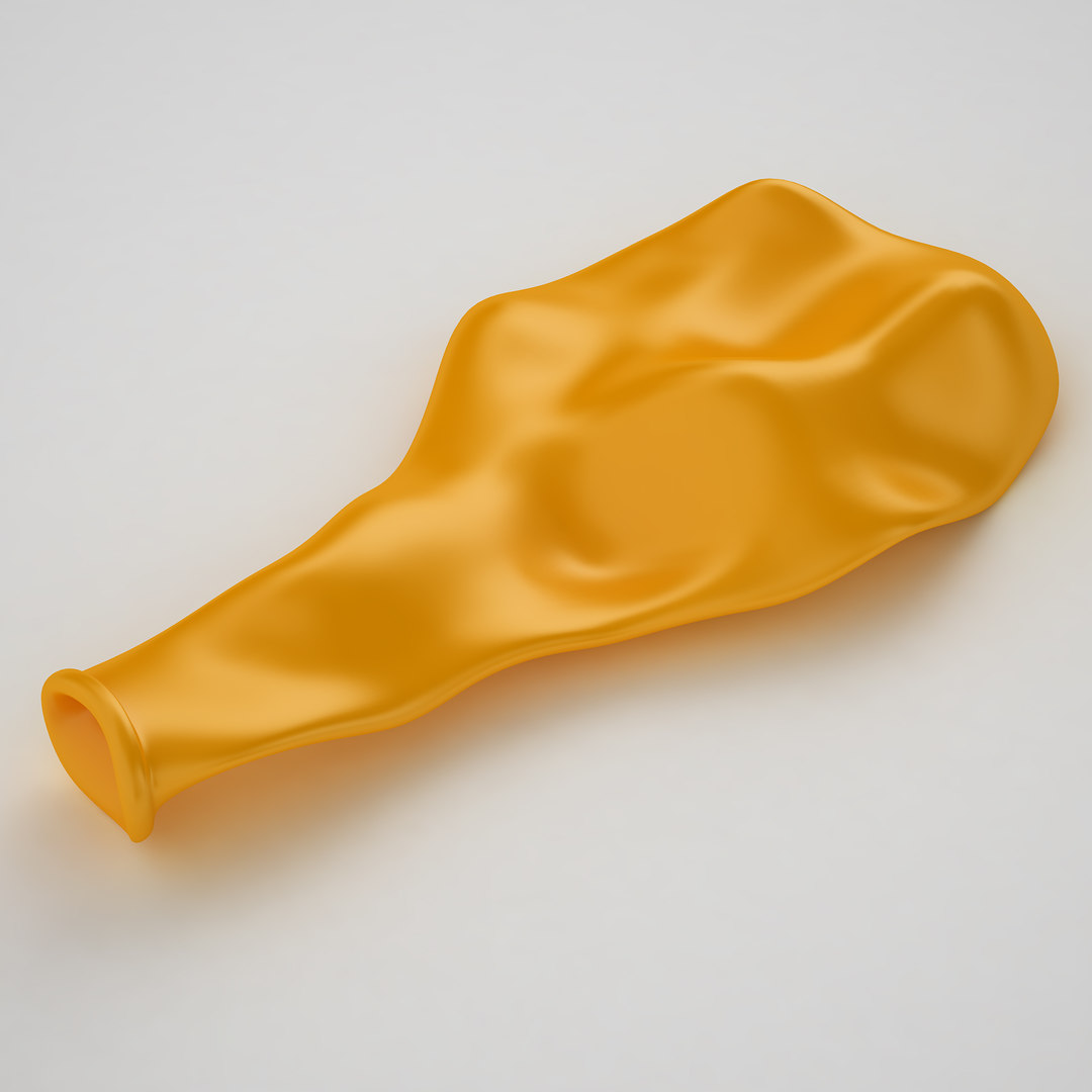 Flat balloon ball 3D model - TurboSquid 1475034