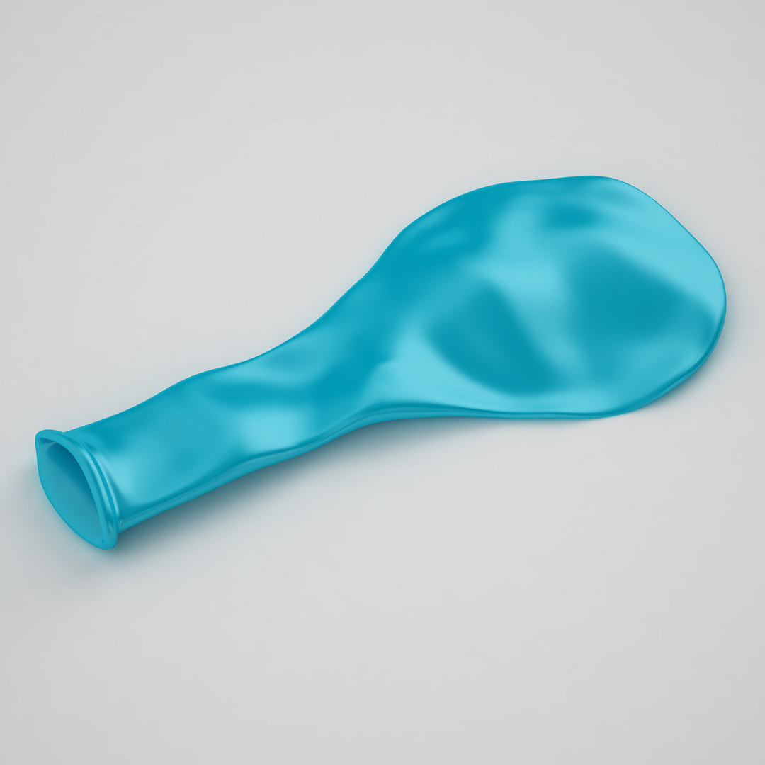 3D flat balloon ball - TurboSquid 1475042