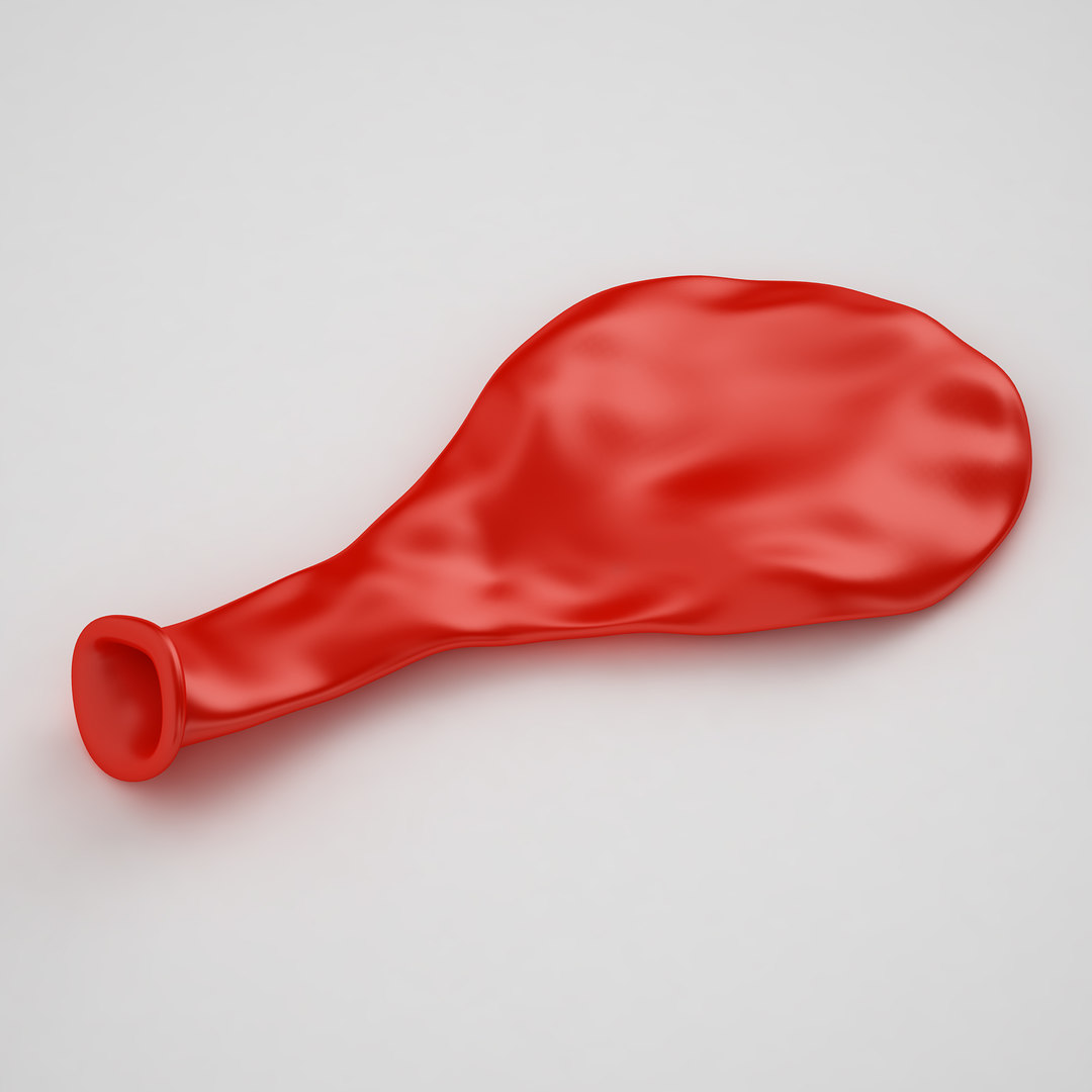 3D flat balloon ball - TurboSquid 1475050