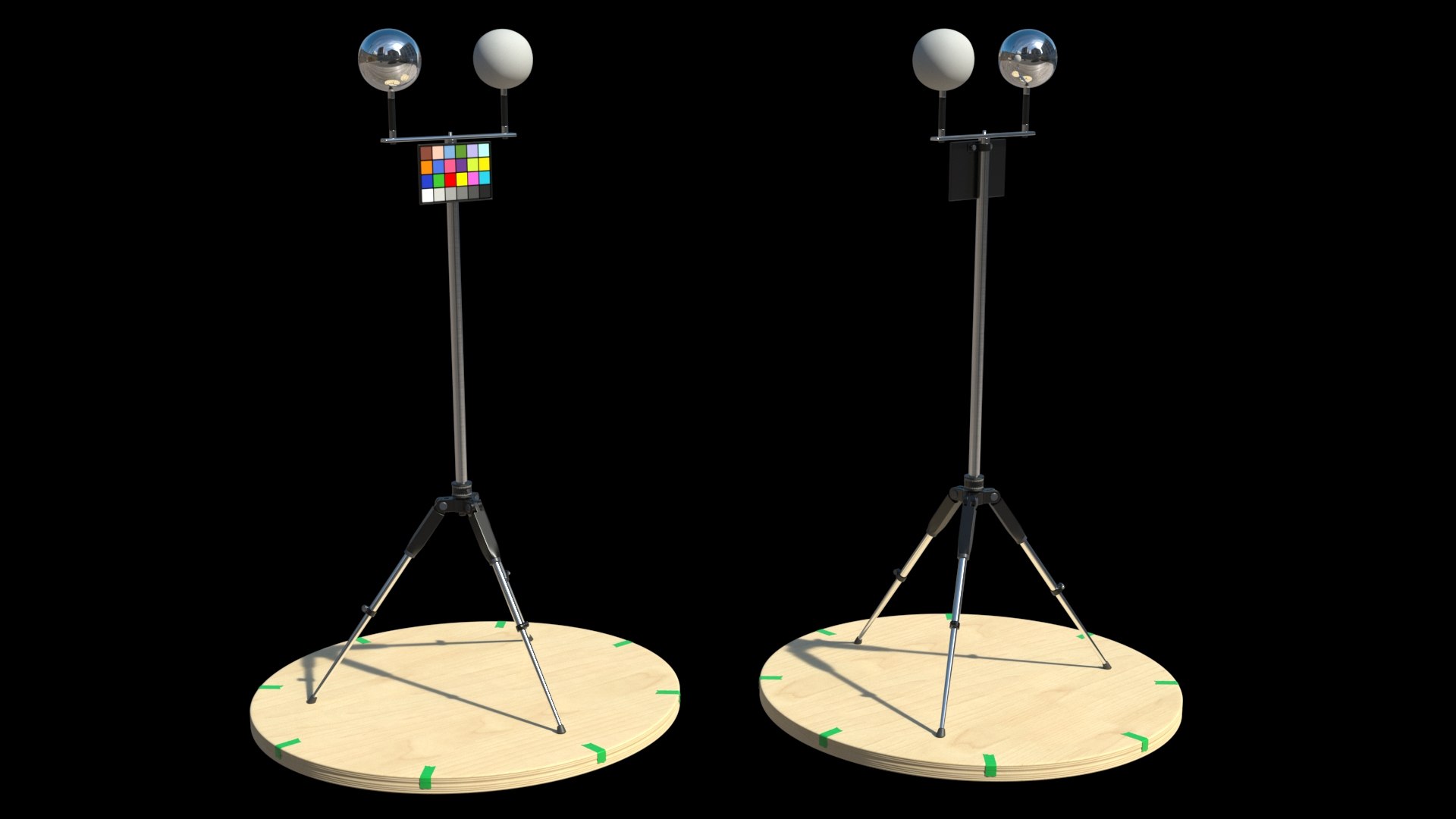 Texture Targa look dev checker