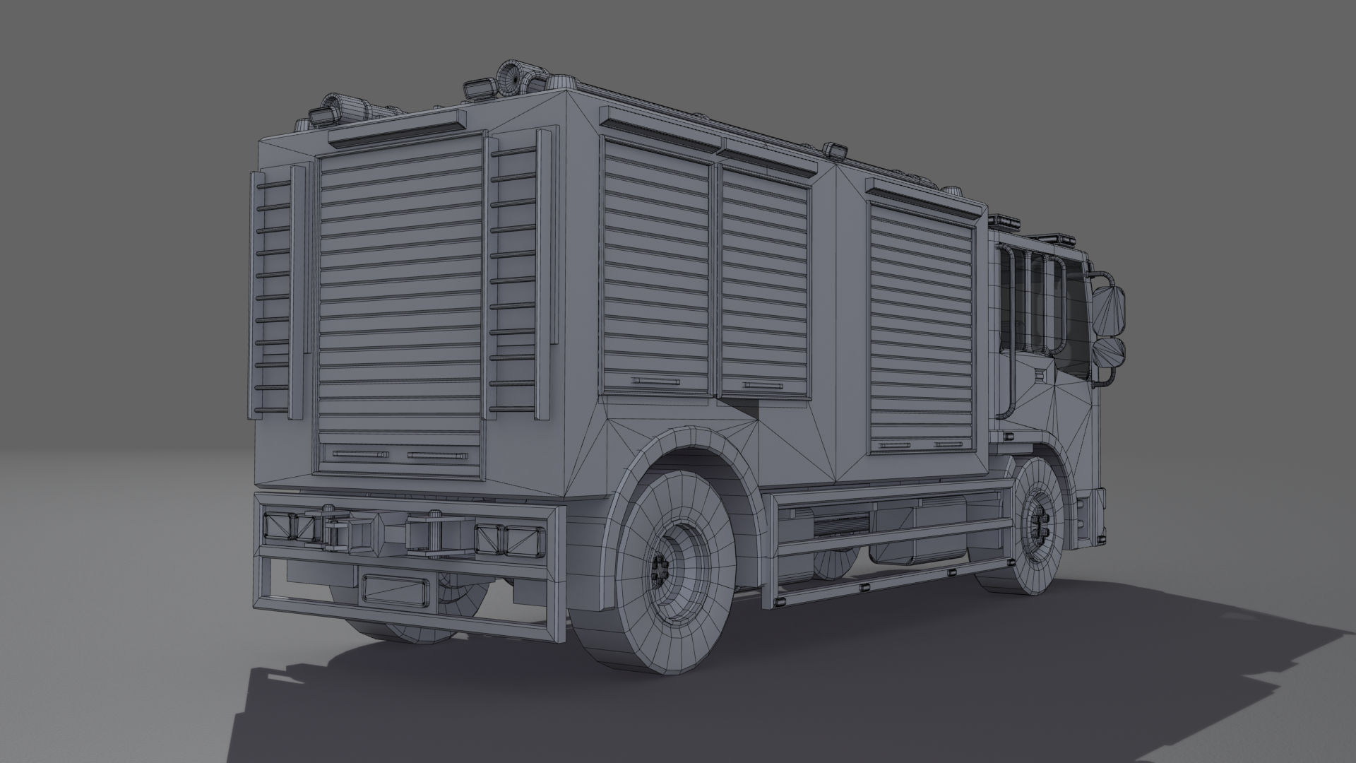 Deutscher Feuerwehrauto 3D-Modell - TurboSquid 1475041