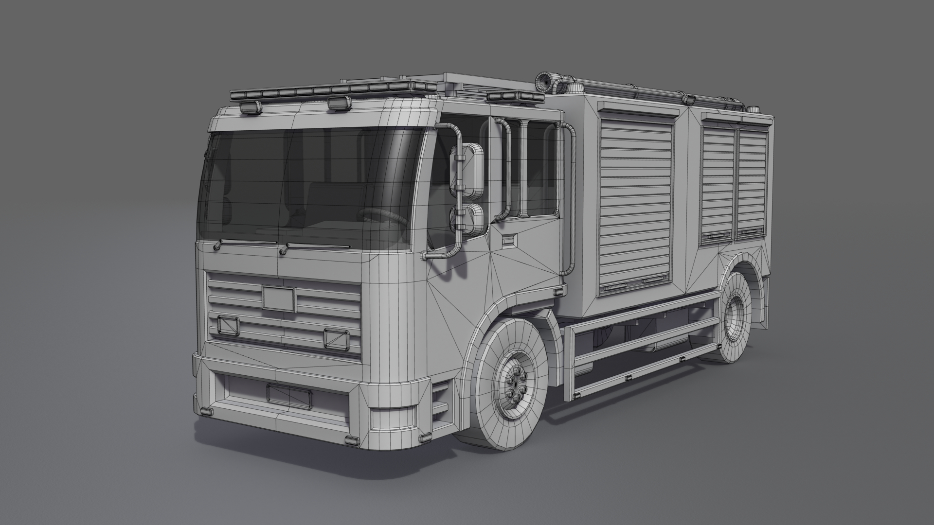 Deutscher Feuerwehrauto 3D-Modell - TurboSquid 1475041