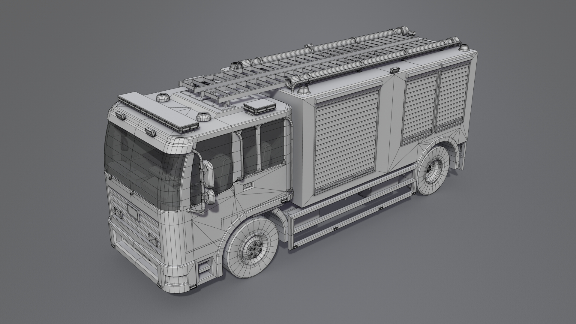 Deutscher Feuerwehrauto 3D-Modell - TurboSquid 1475041