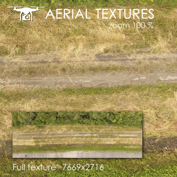 Texture Land road grass
