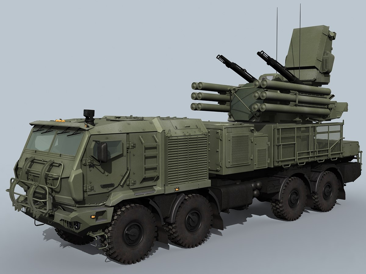 Russian pantsir-sm sa-22 model - TurboSquid 1475289