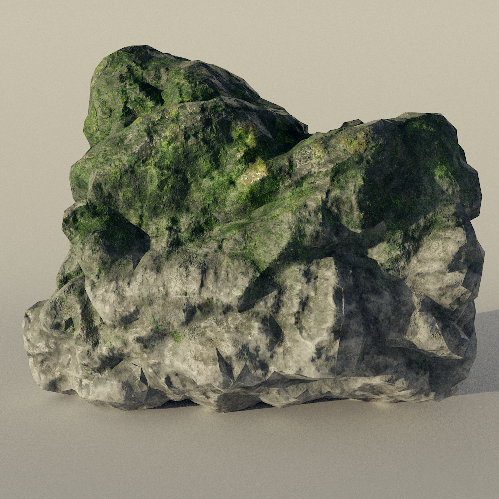 3D rock sculpted blender - TurboSquid 1475535