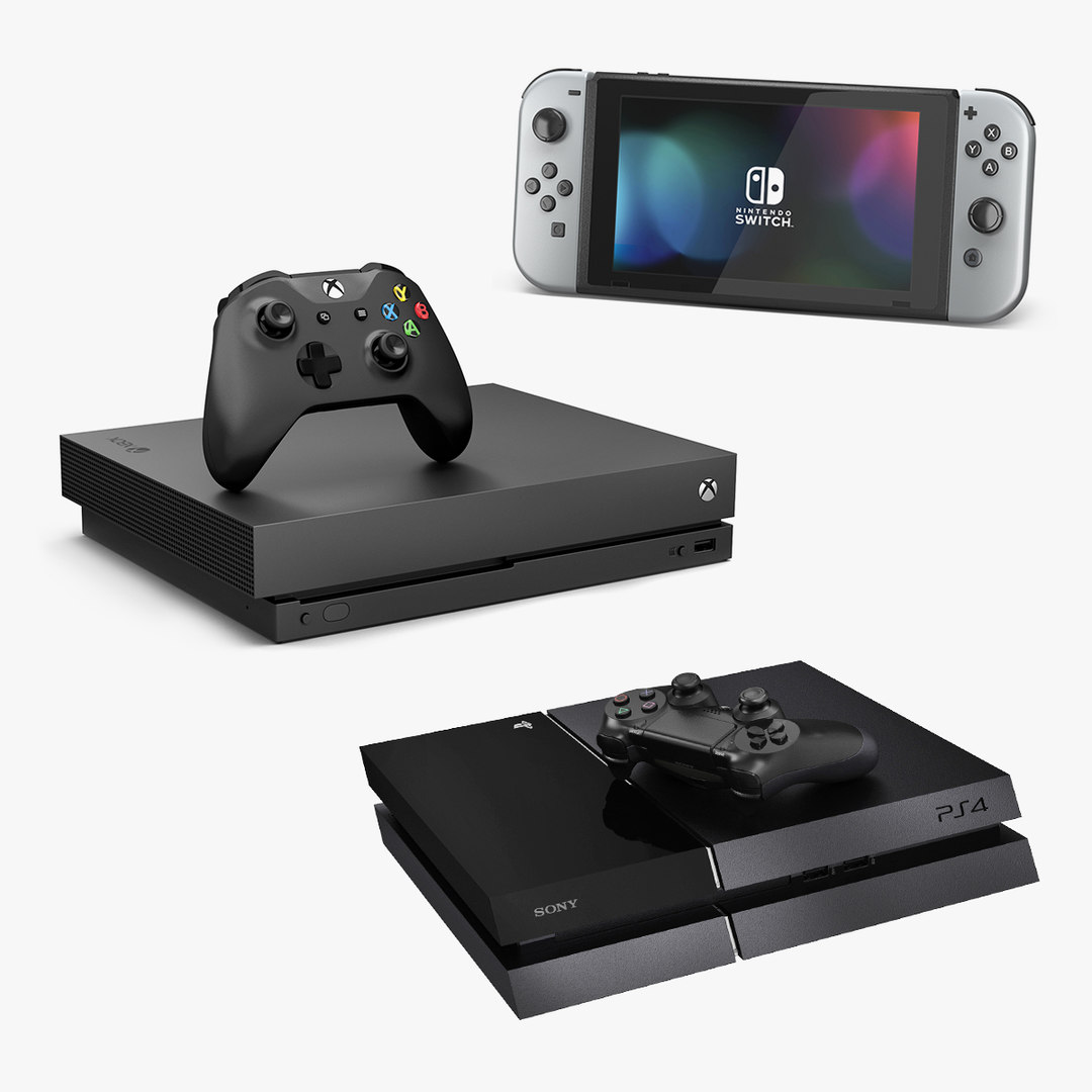 Consoles gaming model - TurboSquid 1475653
