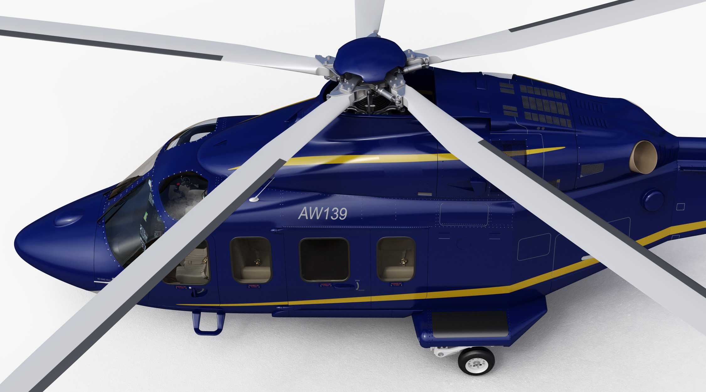 Agustawestland aw139 3D model - TurboSquid 1475569