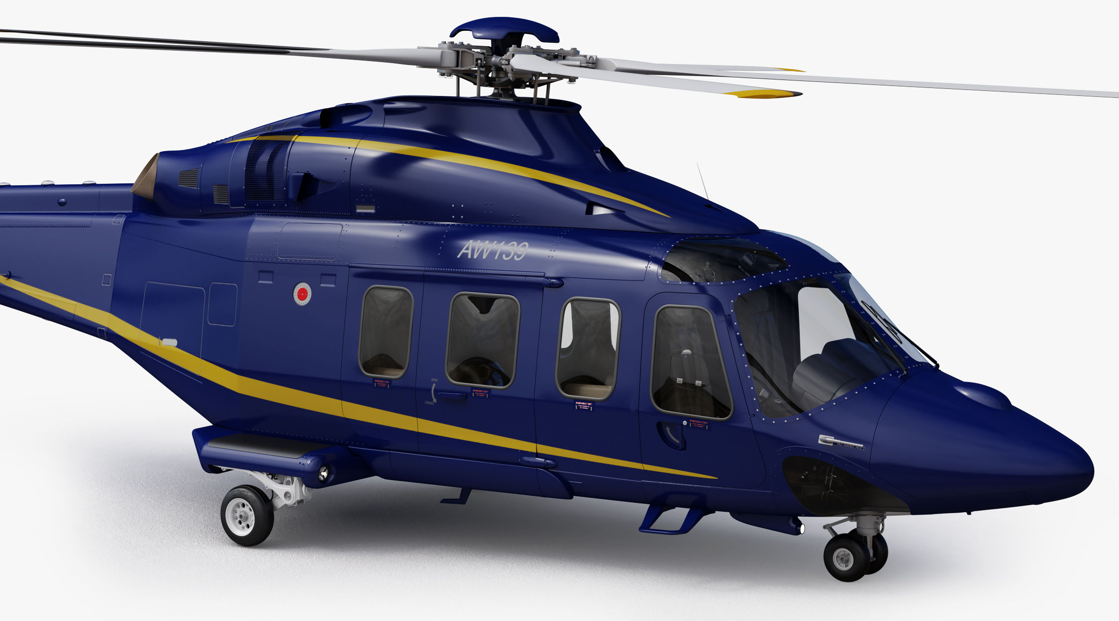 Agustawestland aw139 3D model - TurboSquid 1475569