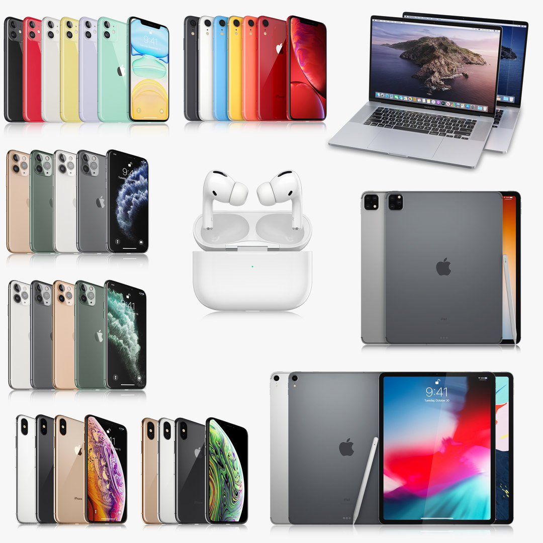 3D apple electronics 2019 - TurboSquid 1470089