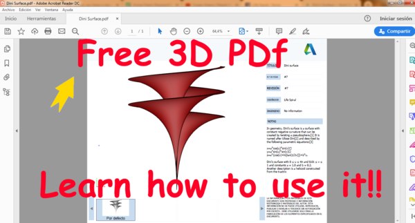 Training Portable Document Format Dini surface math