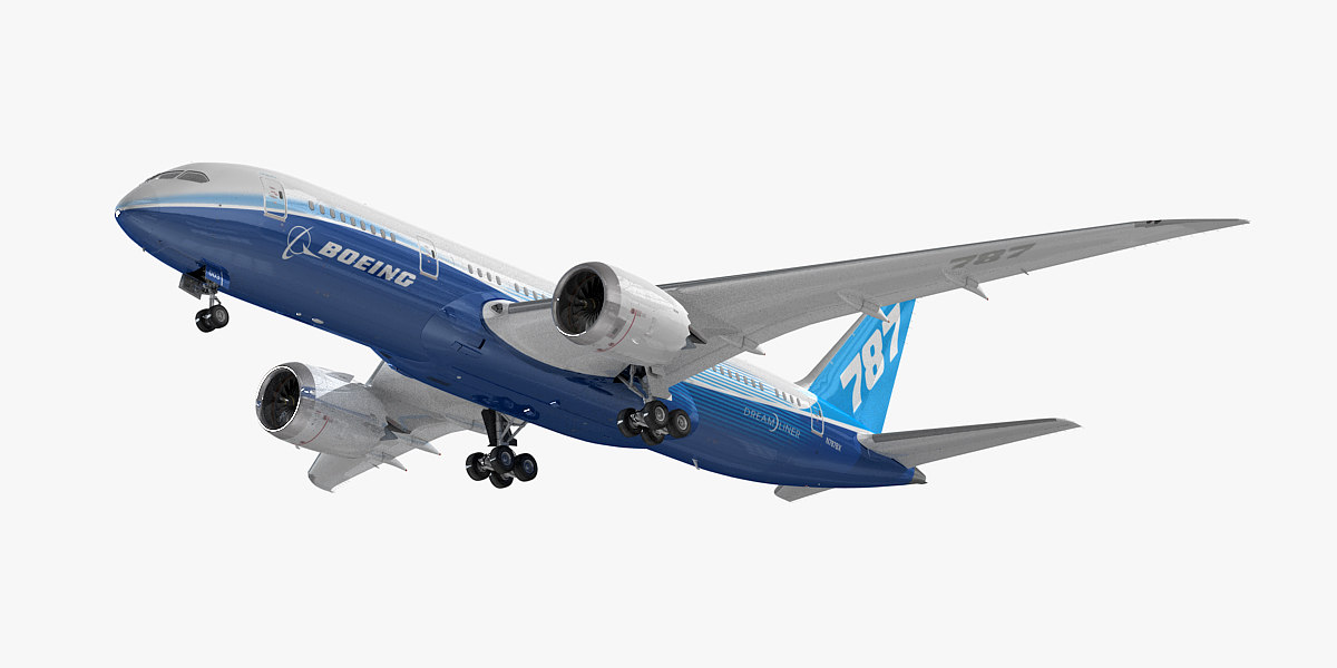 Boeing 787-8 dreamliner 3D model - TurboSquid 1475758