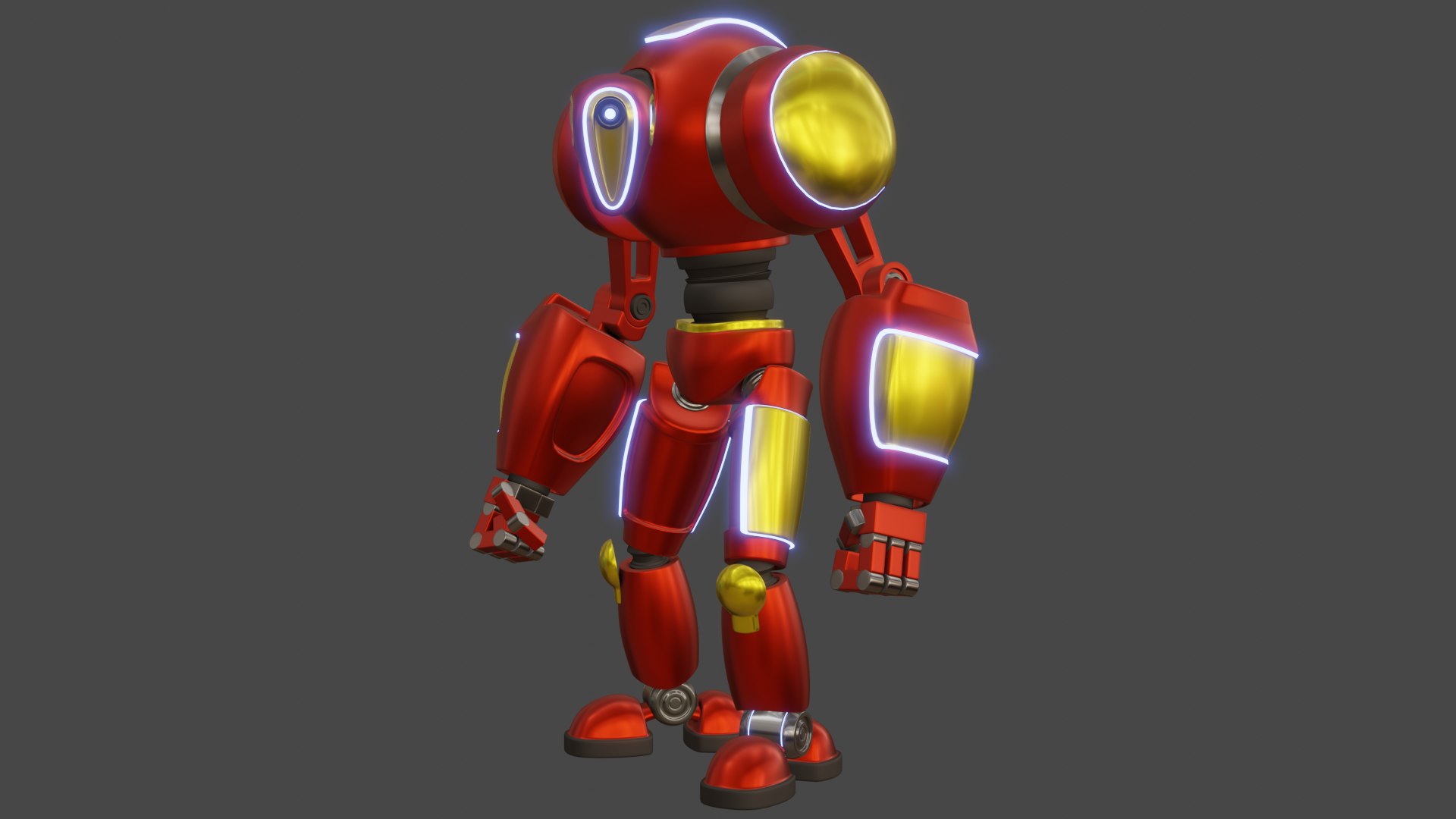 3D robot rigged model - TurboSquid 1475842