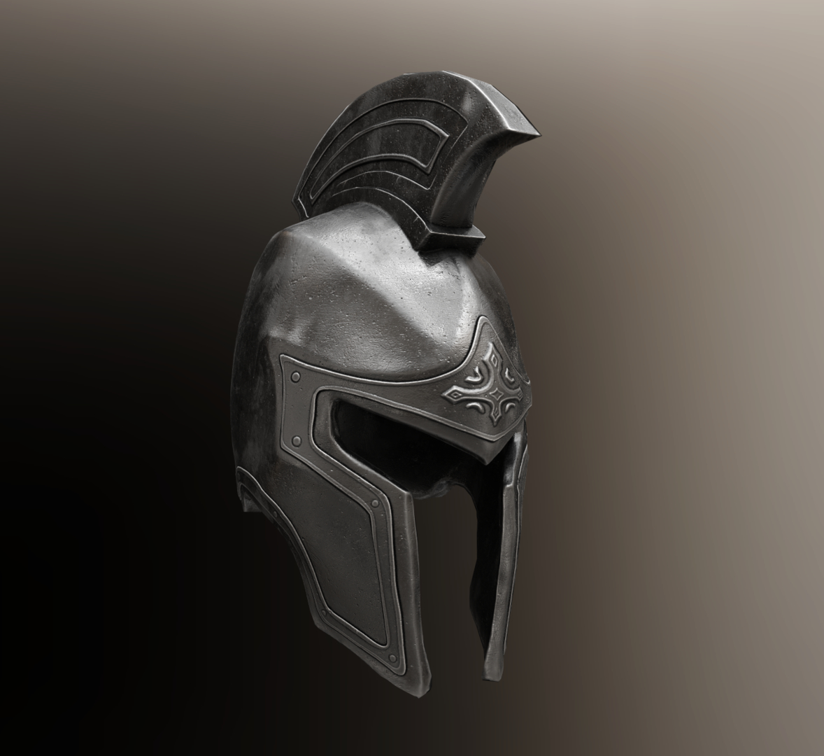 Ancient knight helmet 3D model - TurboSquid 1476554