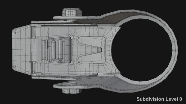 Caster wheel brake 3D model - TurboSquid 1476641