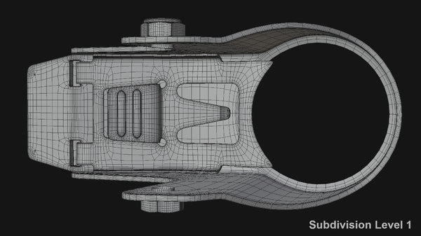Caster wheel brake 3D model - TurboSquid 1476641
