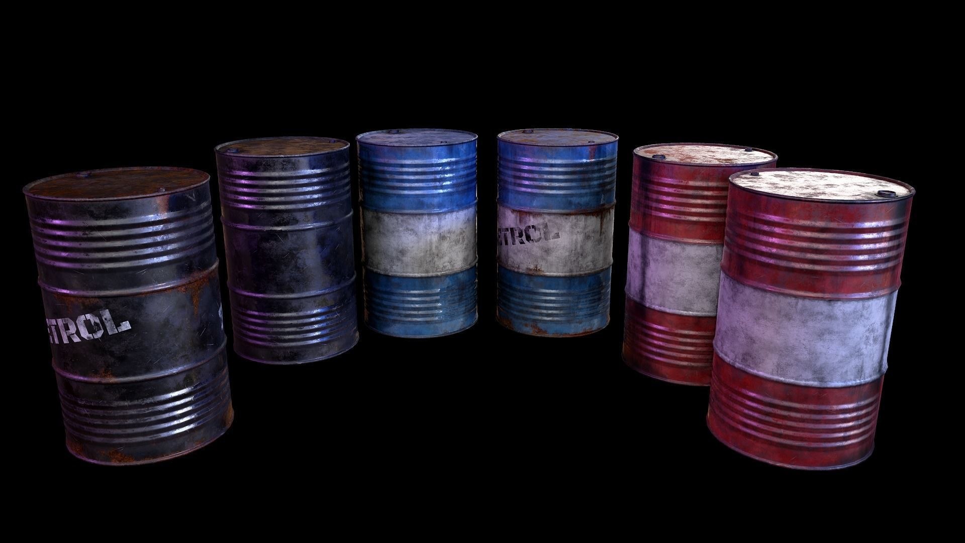 Barrels games 3D model - TurboSquid 1476748