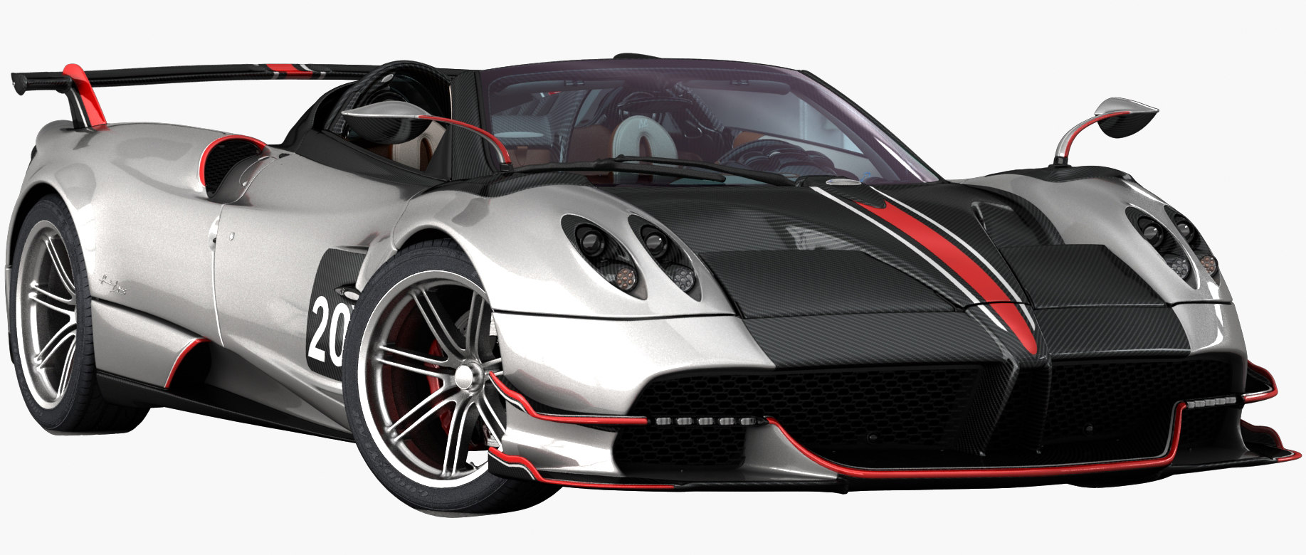 3D pagani huayra bc roadster model - TurboSquid 1456558