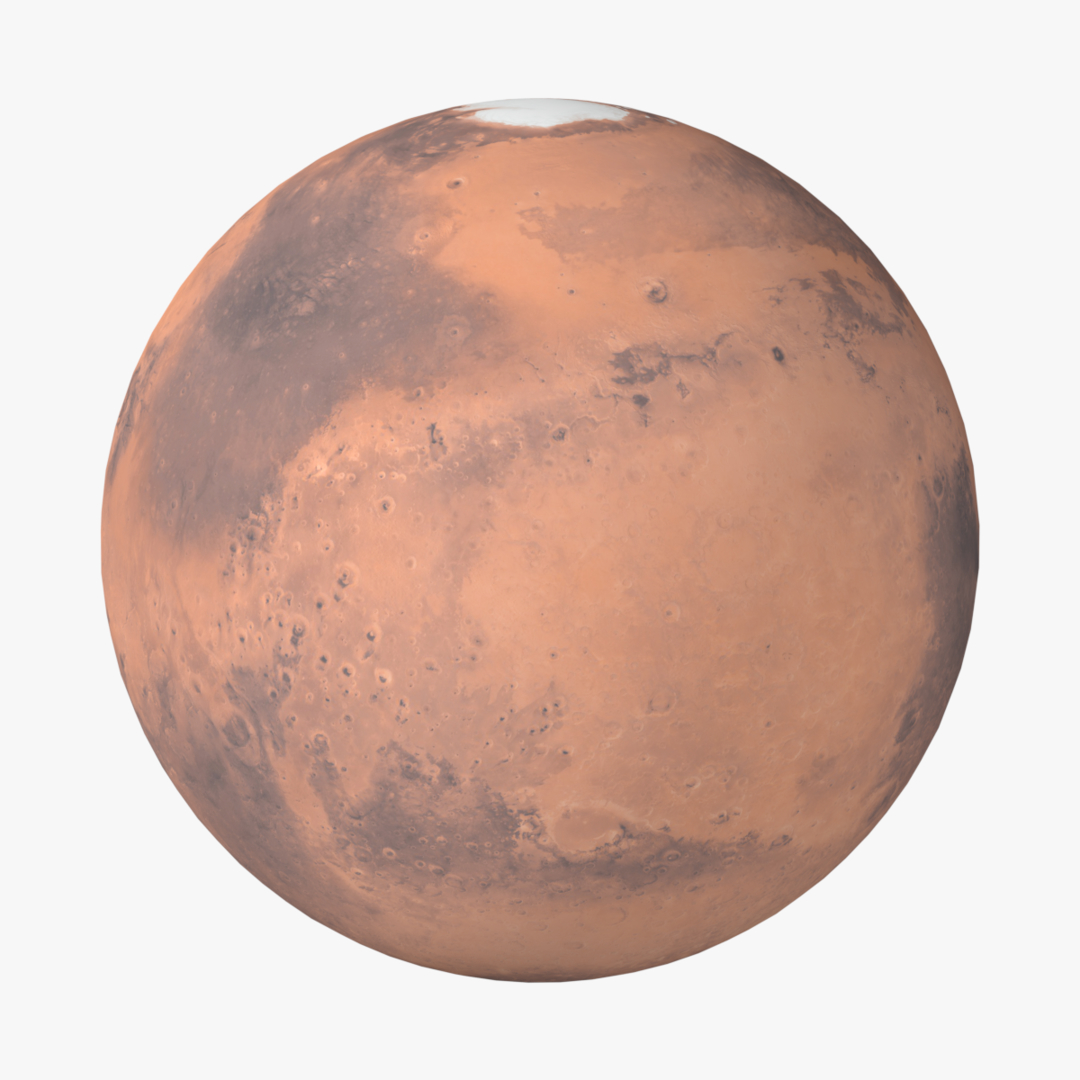 Stylized planet mars 3D model - TurboSquid 1476817