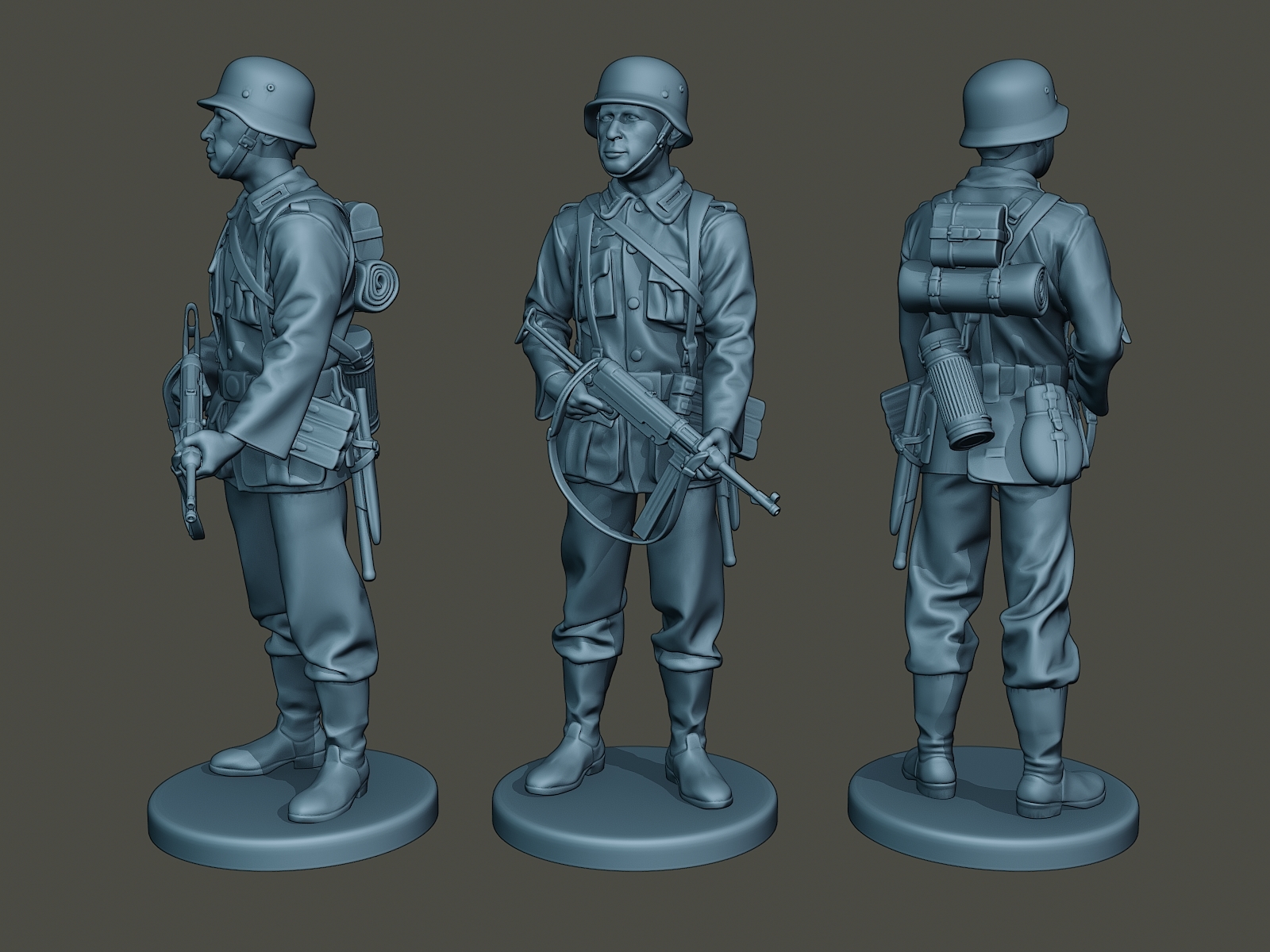 German soldier ww2 stand 3D model - TurboSquid 1476879